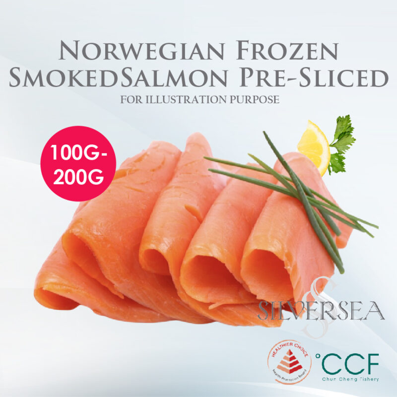Norwegian Frozen Smoked Salmon Pre-Sliced 100G - 200G - Chun Cheng ...